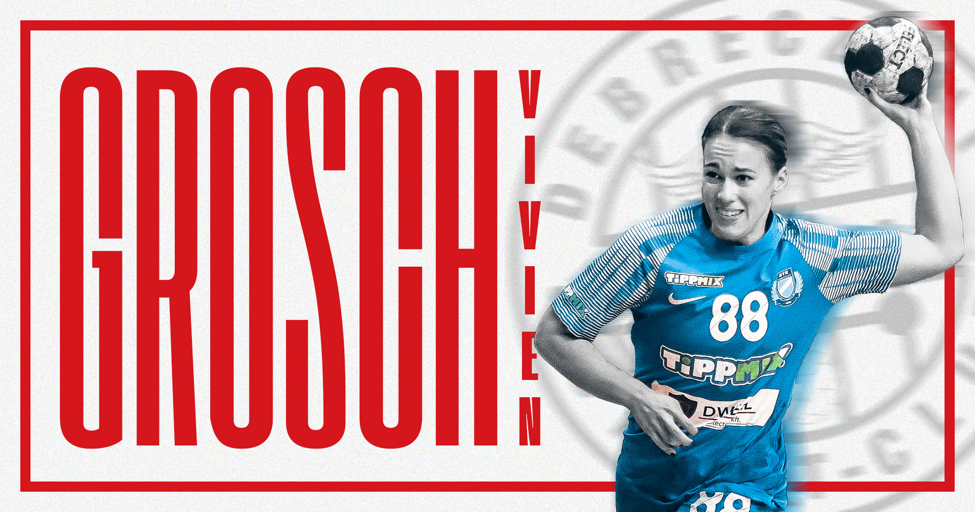 Grosch Vivien érkezik a jobbszélre - DVSC Kézilabda